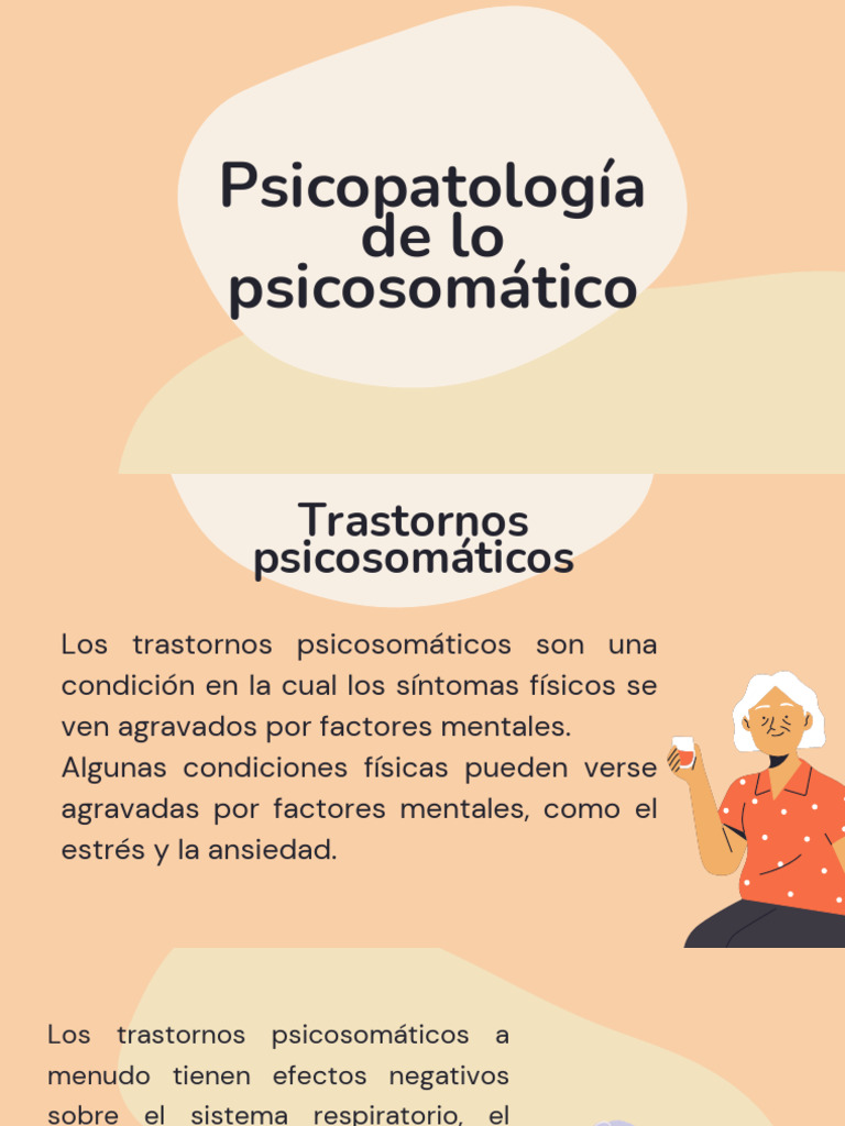 Psicopatología de Lo Psicosomático | PDF | Ansiedad | Enfermedades y ...