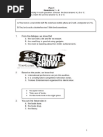 Paper 2 English Form 1 Exam 2 2023 | PDF | Educational Assessment And ...