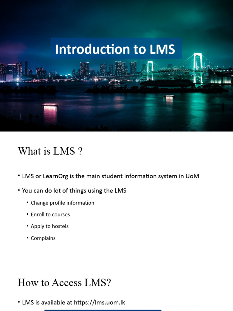 Introduction To LMS | PDF | Career & Growth