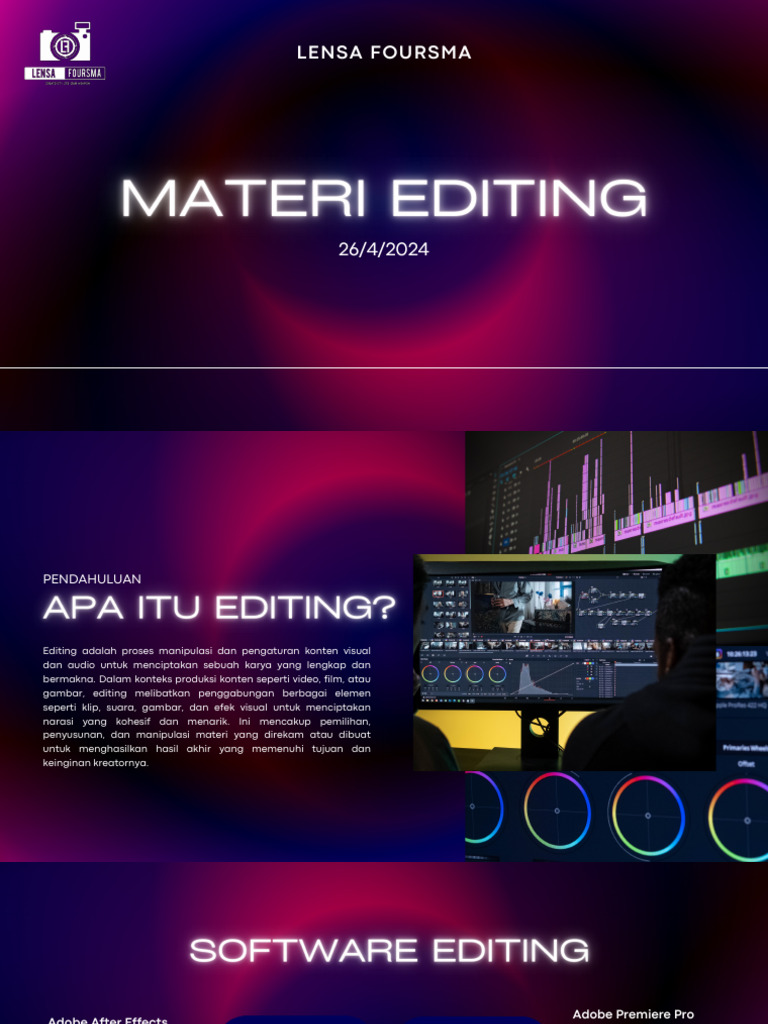 Materi Editing | PDF | Seni