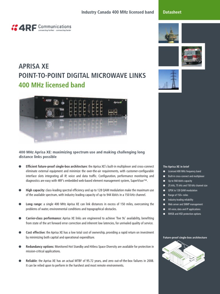 4rf Aprisaxe Ic 400mhz Datasheet Web | Telecommunication | Decibel