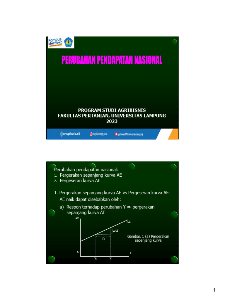 Analisis Kurva Pendapatan Nasional | PDF