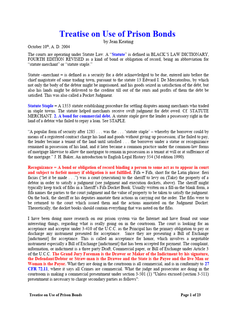 Understanding Prison Bonds and Statutes | PDF | Cusip | Underwriting