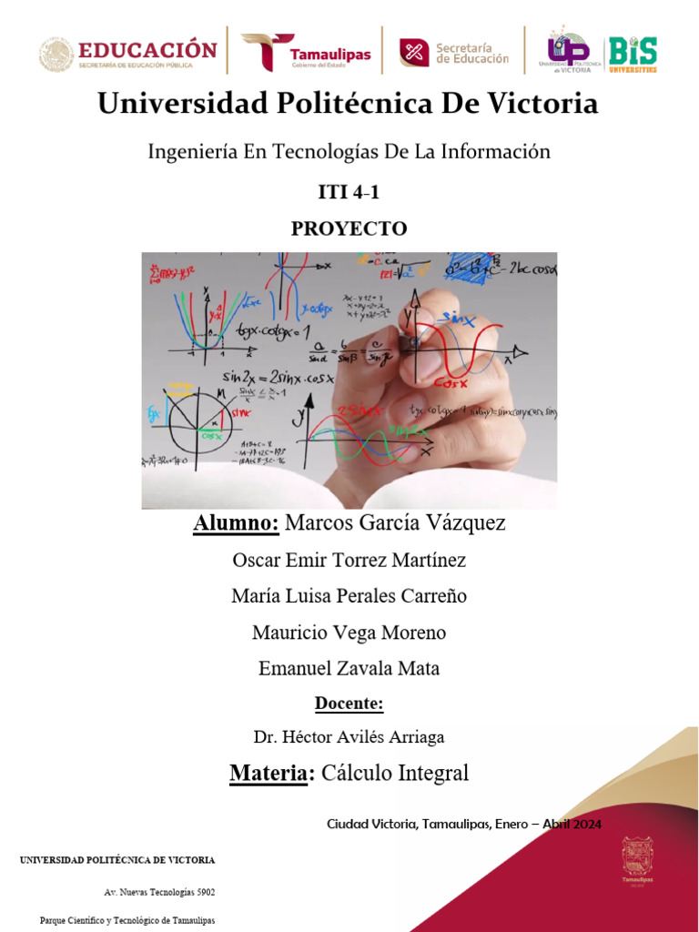 U2 Proyecto.-Ejercicios | PDF | Integral | Derivado