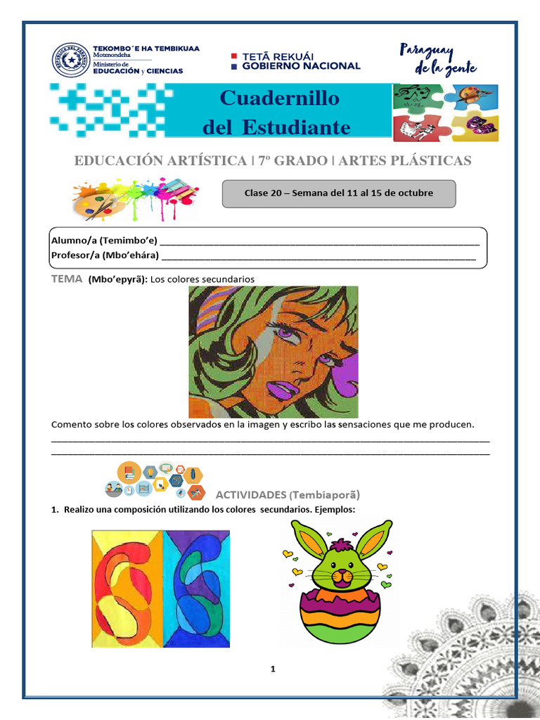 Educ Art 7º CE S20 | PDF