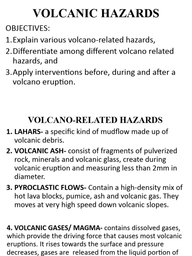 Drrr-Volcanic Hazard | PDF