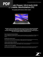 Quickspecs: HP Zbook Fury 15.6 Inch G8 Mobile Workstation PC | PDF | Solid State Drive | Windows 10