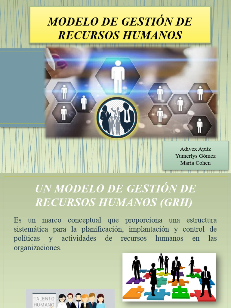 Modelo de Gestión de Recursos Humanos (Bustillos) | Descargar gratis PDF | Gestión de recursos ...