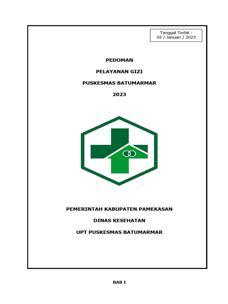 Pedoman Pelayanan Gizi Fix | PDF