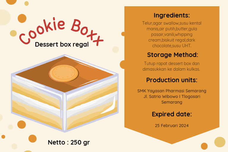 Contoh Label Makanan | PDF