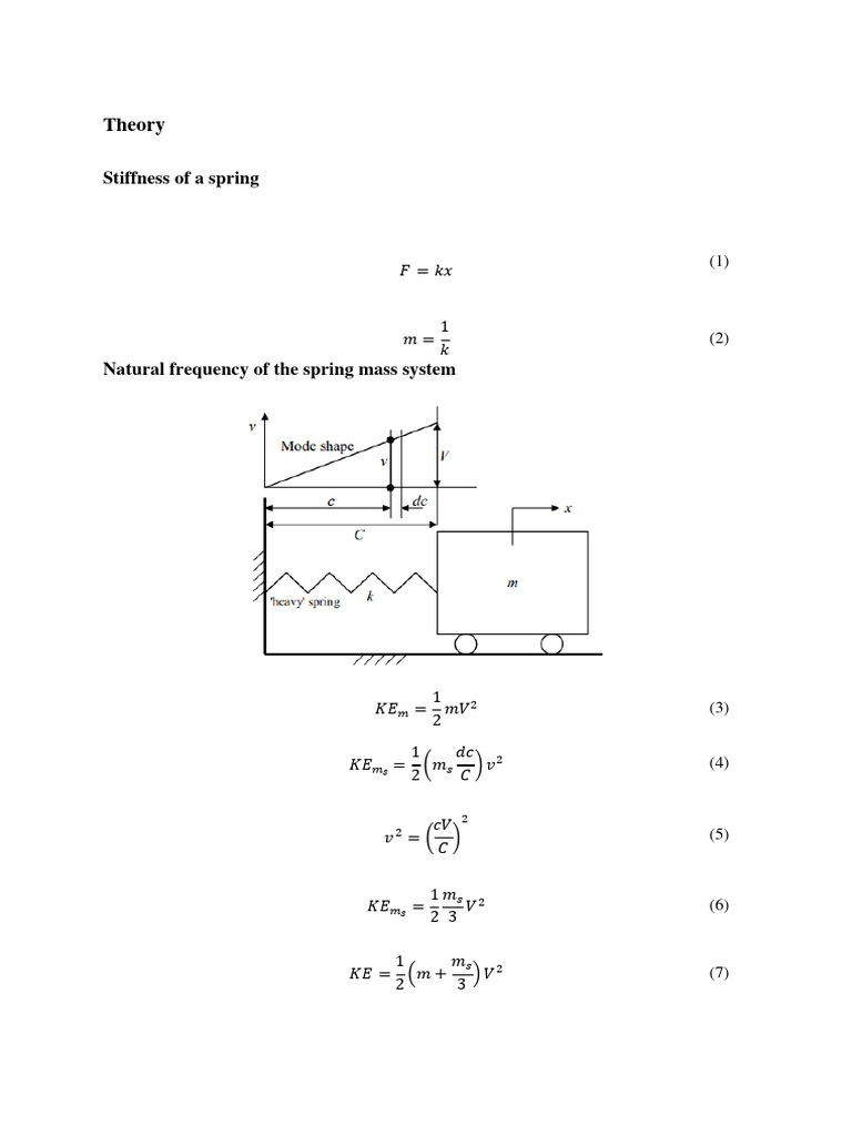 Equations | PDF | Mechanics | Dynamics (Mechanics)