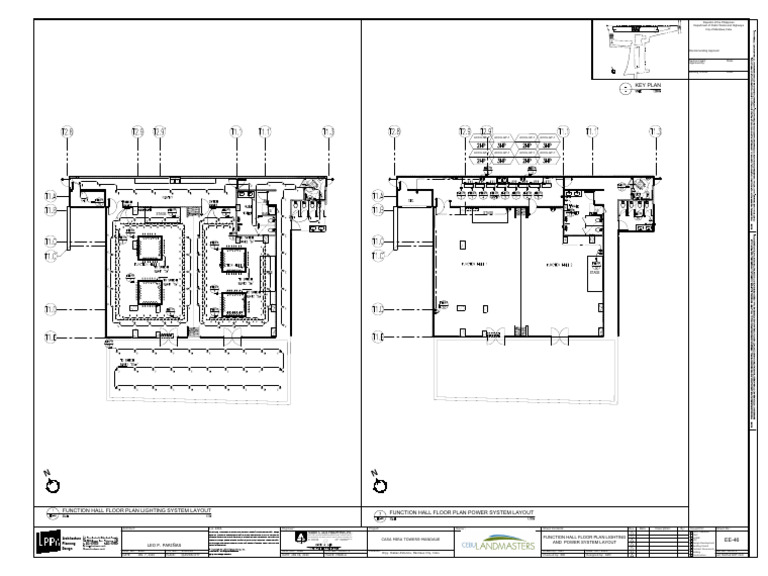 Function Hall Floor Plan & Lighting | PDF