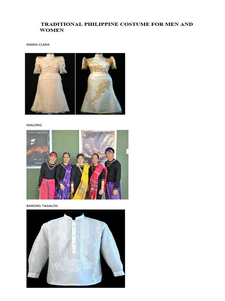 Traditional Costume | PDF