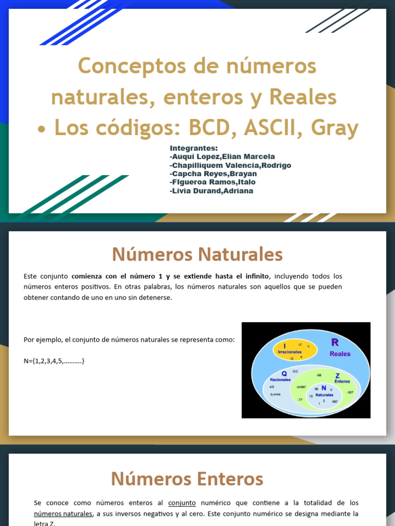 NUMEROS Y CODIGOS BCD, ASCII y Gray | PDF | Números | Ascii
