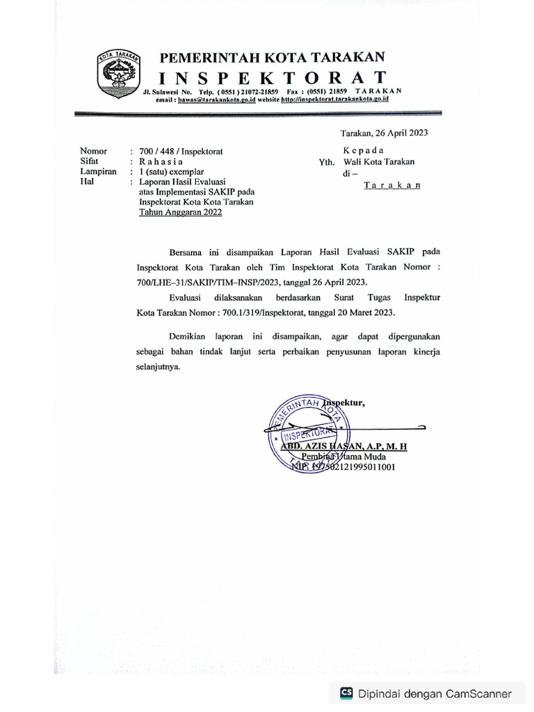 Lhe Sakip 2023 | PDF