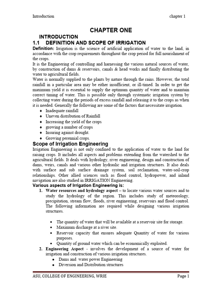 Chapter 1- Introduction | PDF | Soil | Magnesium
