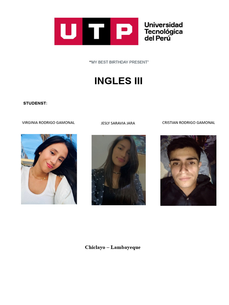 Ingles Iii PC3 | PDF | Home & Garden