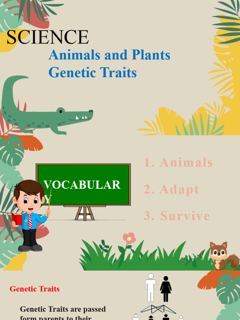 Genetic Traits in Animals and Plants | PDF | Genetics | Flowers