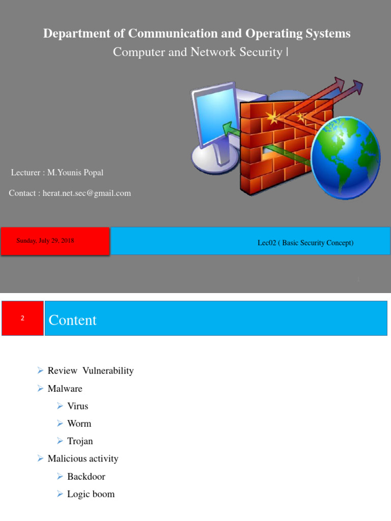 Lec 02 | PDF | Malware | Computer Virus