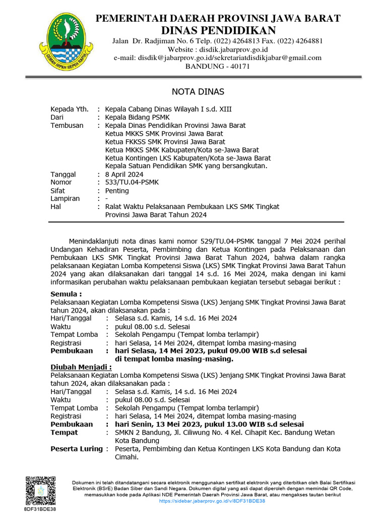 Nota Dinas Ralat Pelaksanaan Pembukaan LKS 2024 1 10052024 030708 ...