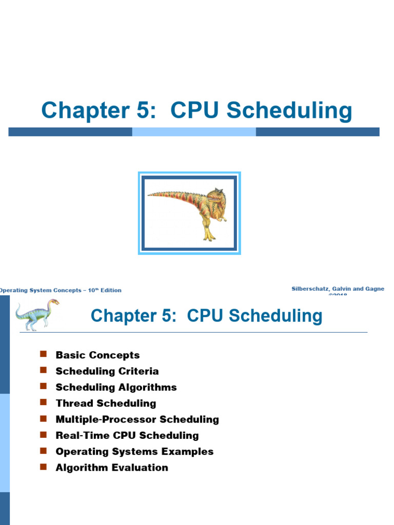 CH 05 | Download Free PDF | Scheduling (Computing) | Process (Computing)