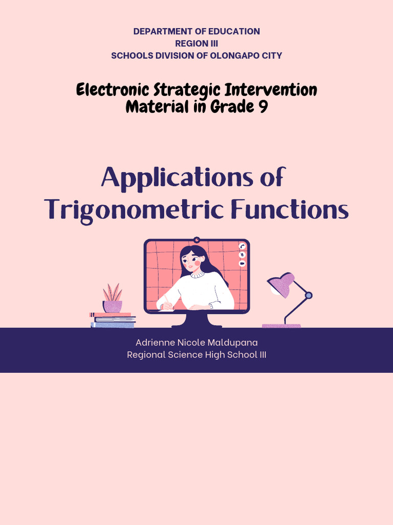 Applications of Trigonometric Functions | PDF | Ladder | Lighthouse