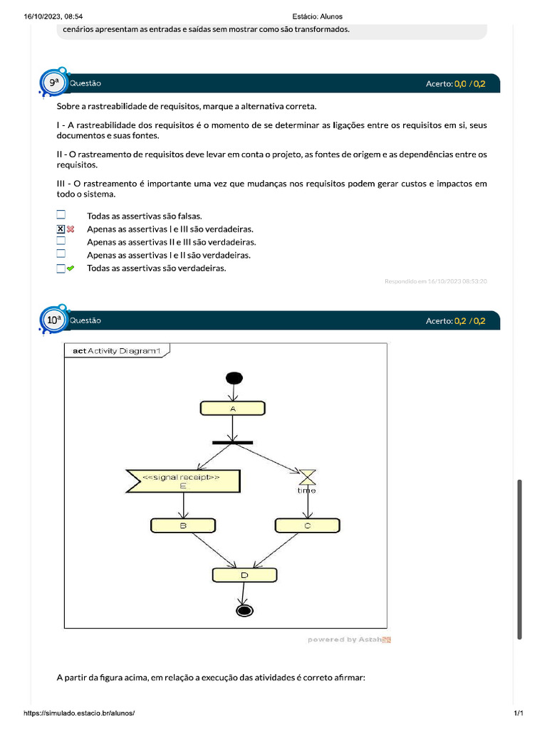 Simulado Simulado Requisto de Sistema 02 | PDF
