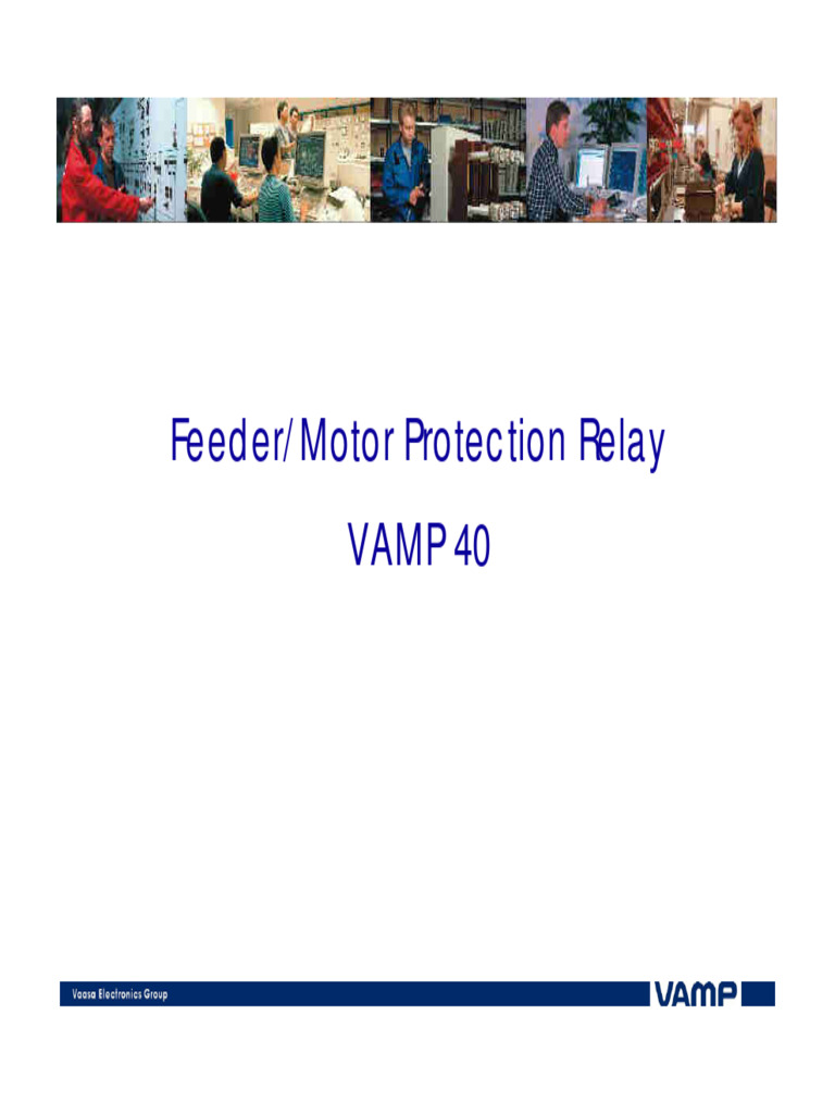 Vamp40 ماه صنعت انرژی | PDF | Relay | Electrical Engineering