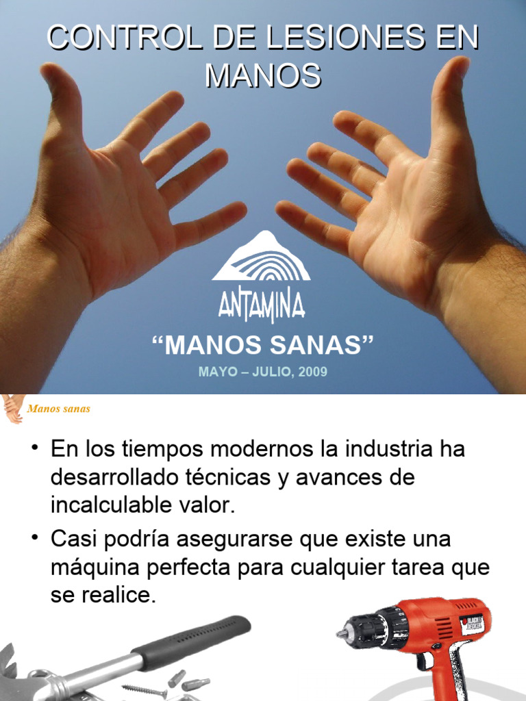 Presentación Manos Sanas RRHH | PDF