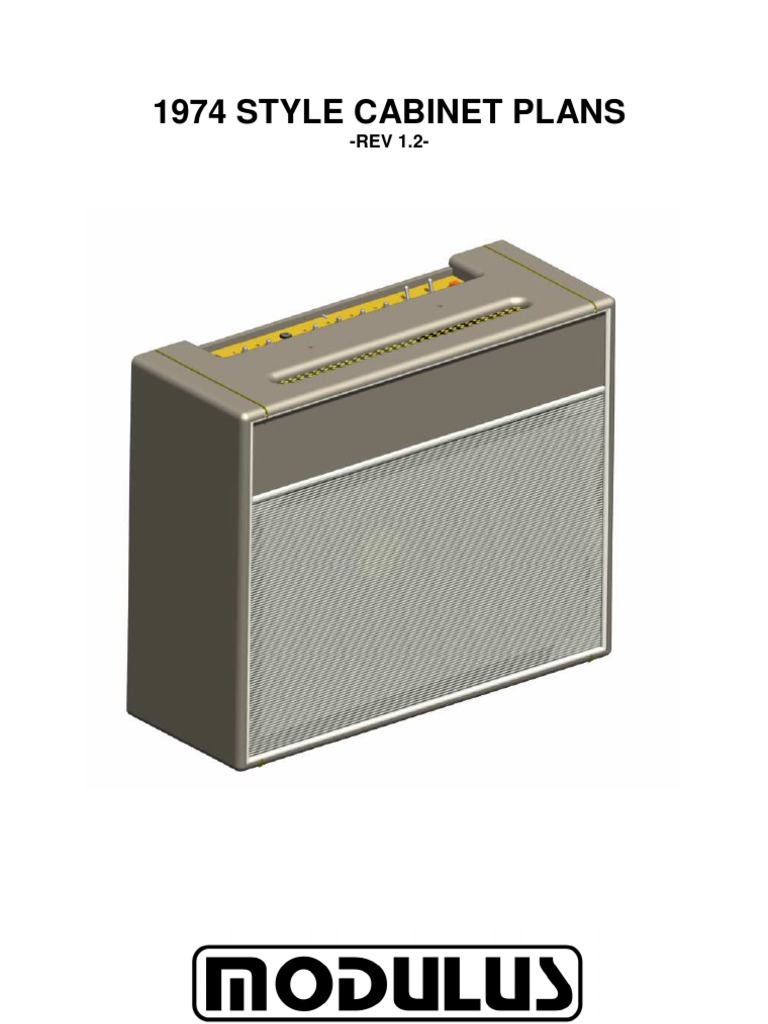 Marshall 1974 Style Combo Plans | PDF