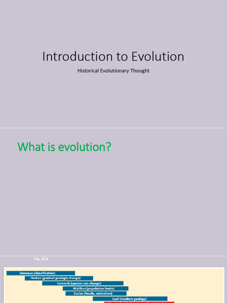 Introduction To Evolution | Download Free PDF | Evolutionary Biology ...
