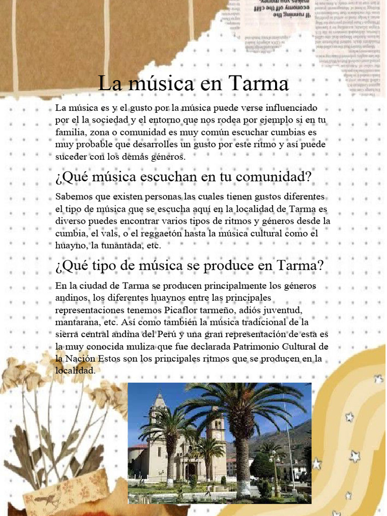 Música y cultura en Tarma | PDF