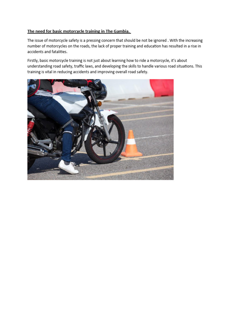 Motorcycle stay safe | PDF | Motorcycling | Road Traffic Safety