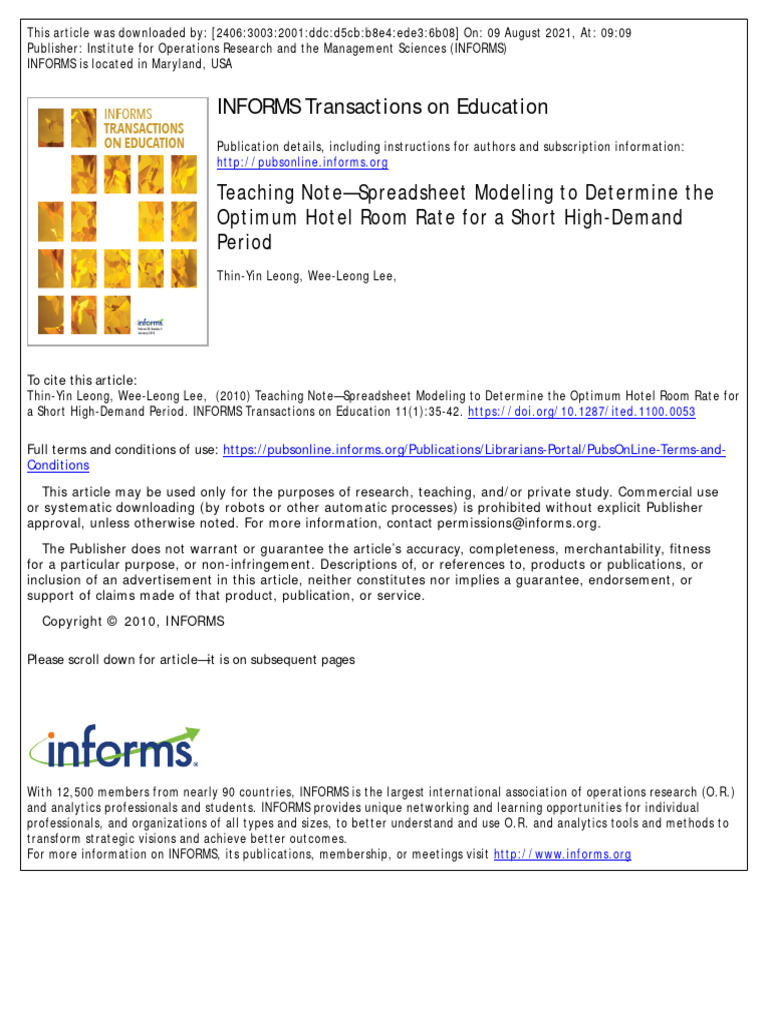 Influence Diagram | PDF | Demand | Profit (Economics)