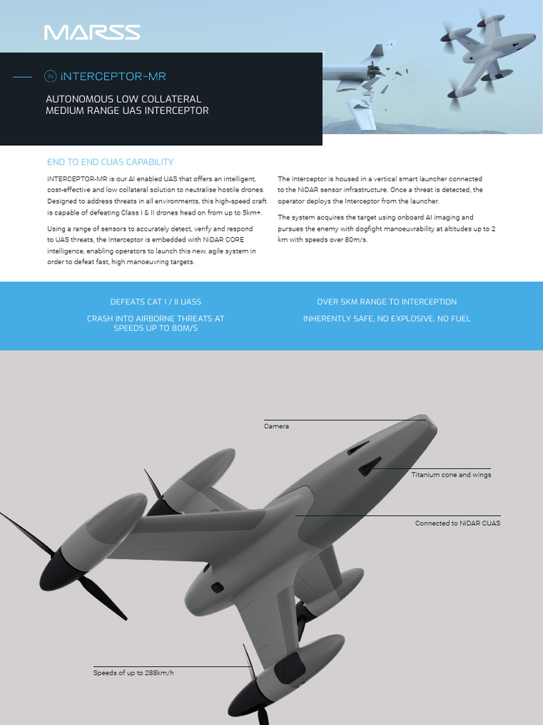 Interceptor MR | PDF | Unmanned Aerial Vehicle | Interceptor Aircraft