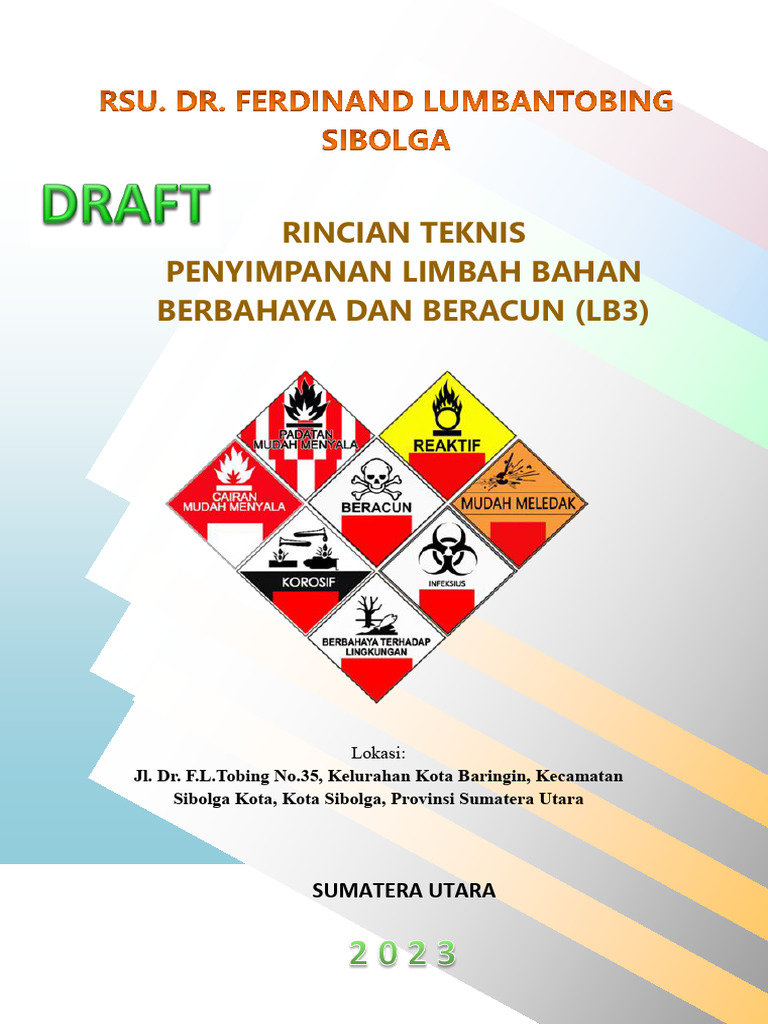 Draft Rintek b3 Rsu. F.L. Tobing Sibolga | PDF