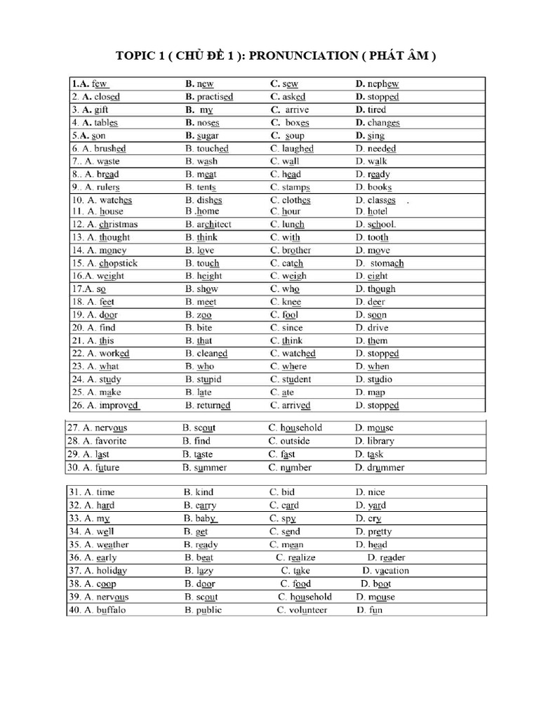 CHUYÊN ĐỀ ÔN THI HSG ANH 6 | PDF