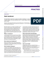 Clinical Handover Guidelines for WA Health | PDF | Patient | Health ...