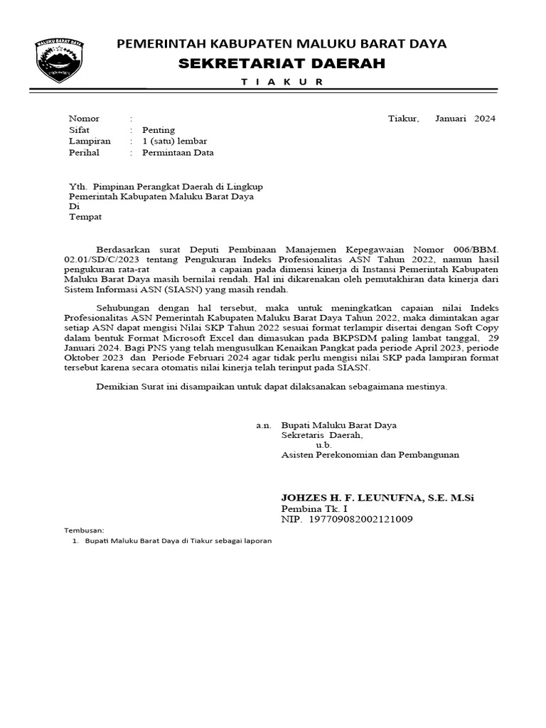 Permintaan Data IP ASN 2024 | PDF