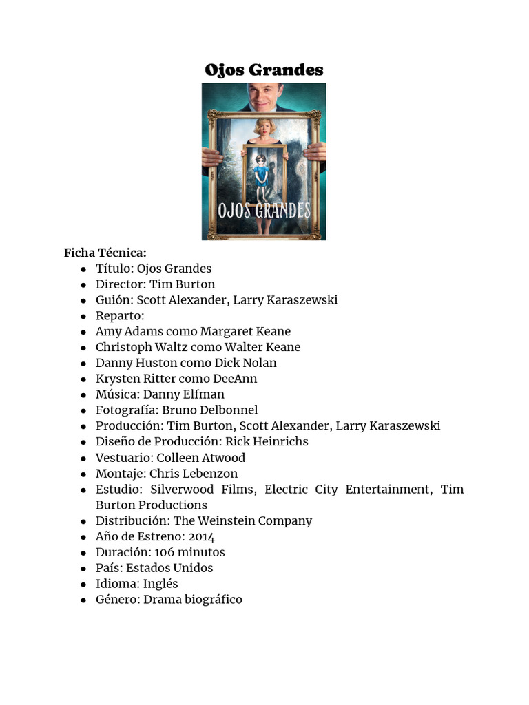 Ojos Grandes | PDF