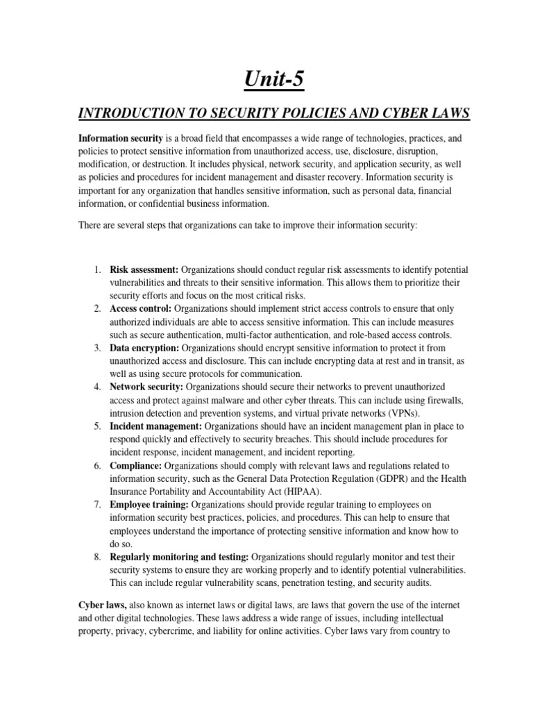 Unit 5 | Download Free PDF | Information Security | Patent Unit 5 | Download Free PDF | Information Security | Patent