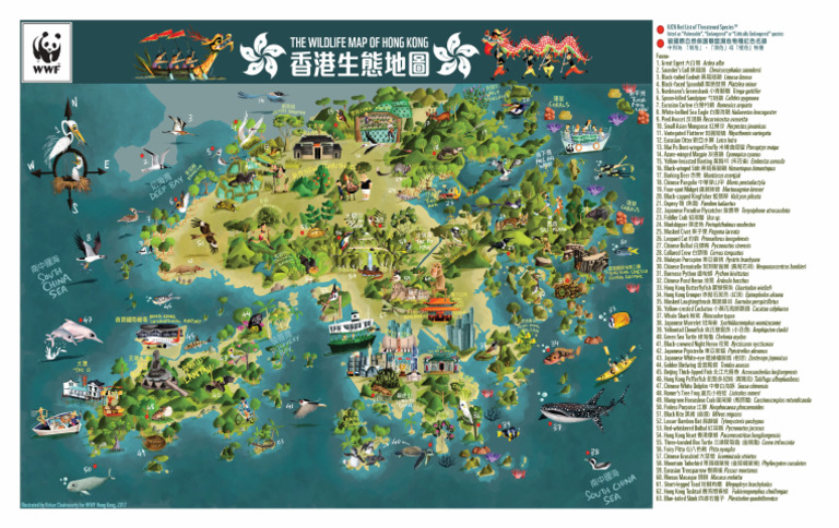 Wildlife Map of HK | PDF
