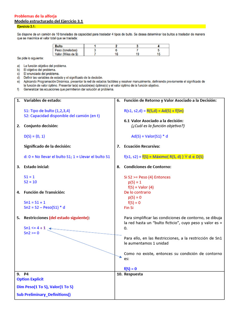 Solucion Ejercicio 3.1 | PDF | Ecuaciones | Relaciones matematicas