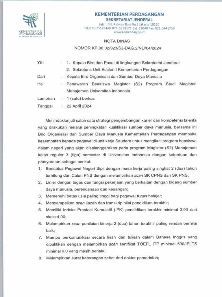 1107 Pengumuman | PDF