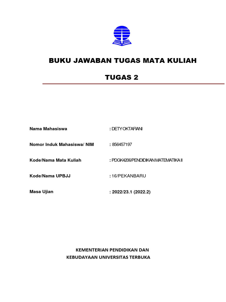 TMK 2 PDGK4206 Dety Oktafiani | PDF | Metode & Bahan Ajar | Seni