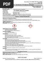 MSDS-Windex Glass Cleaner - 131017 | PDF | Dangerous Goods | Safety