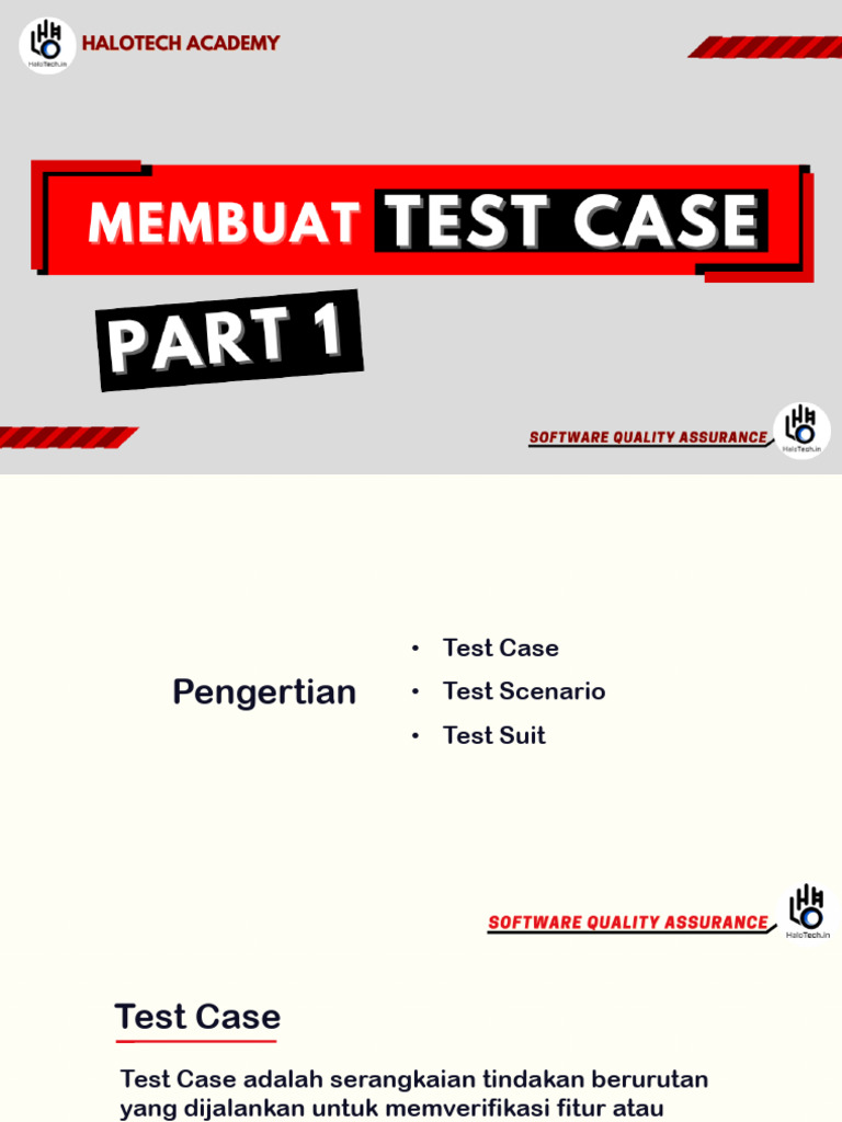 Belajar SQA Dasar 4 - Membuat Test Case | PDF