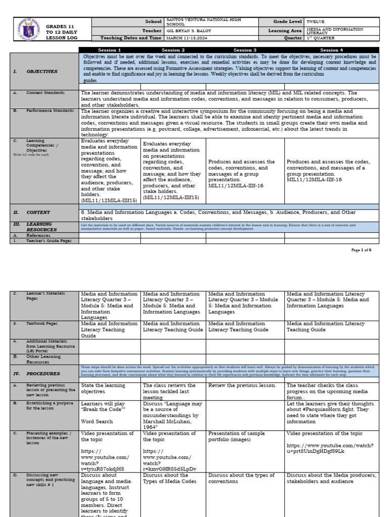 Session 1 Session 2 Session 3 Session 4 | Download Free PDF | Learning | Information