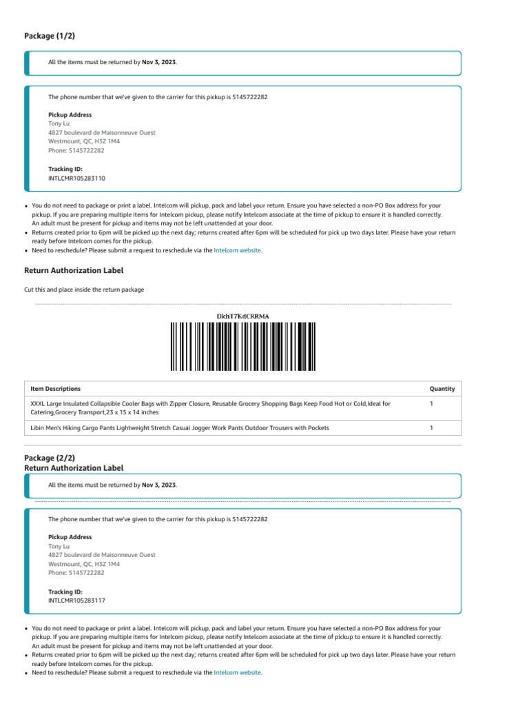 Online Return Center | PDF | Freight Transport