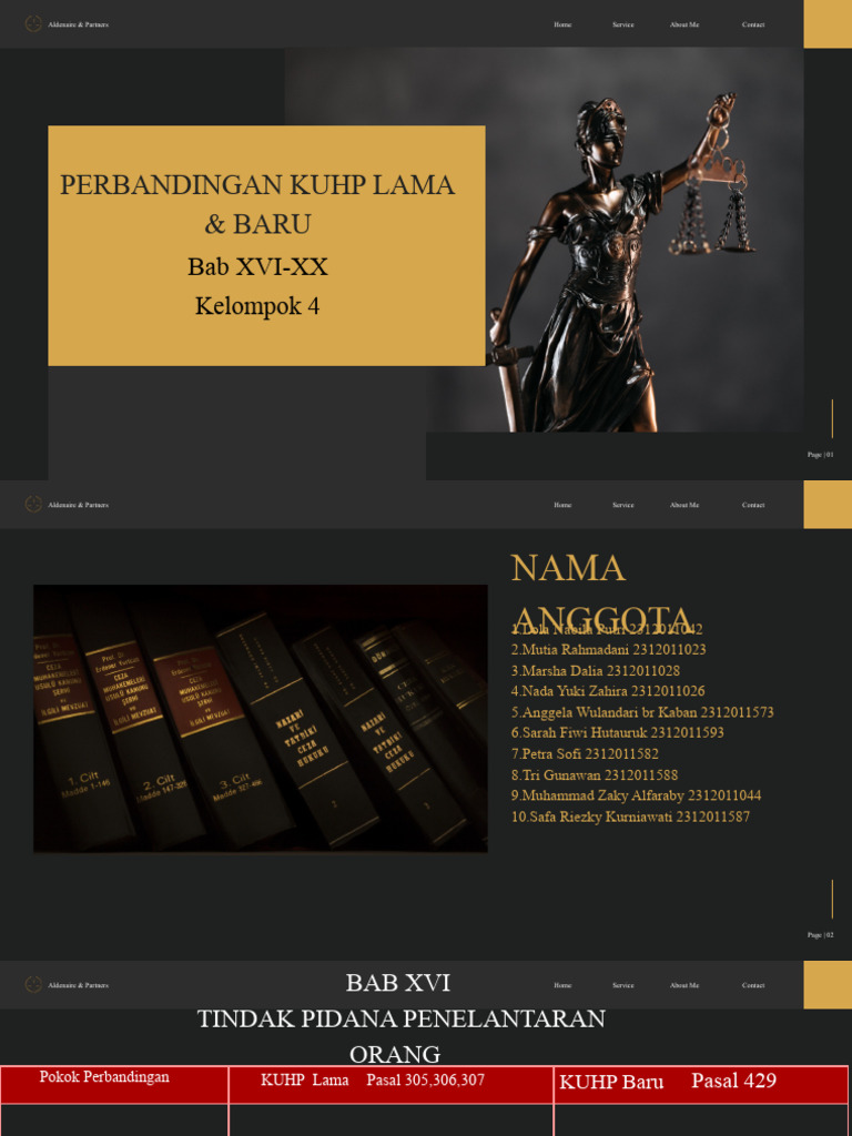 Perbandingan KUHP Lama dan Baru | PDF